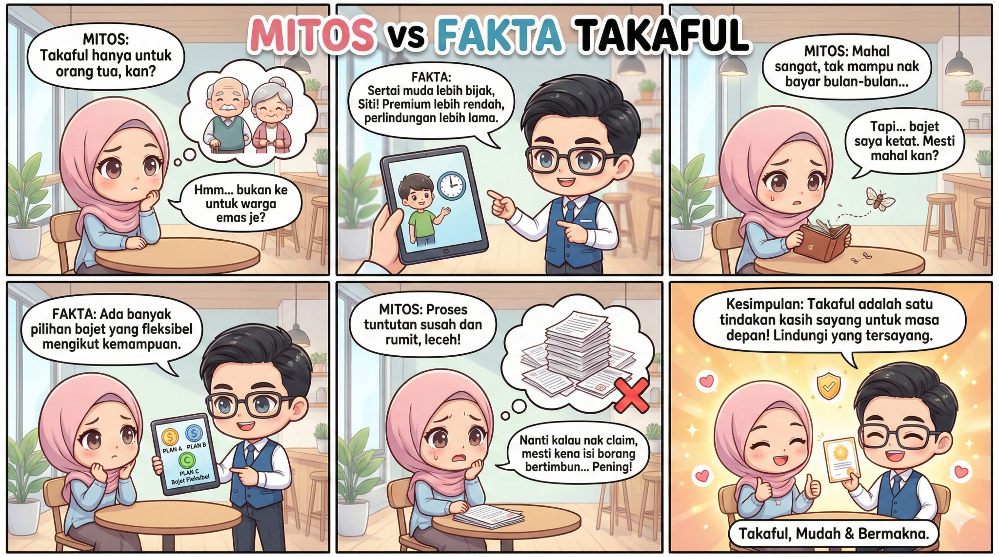 Mitos Tentang Takaful Yang Perlu Diperbetulkan | SyaihanSirotin.com